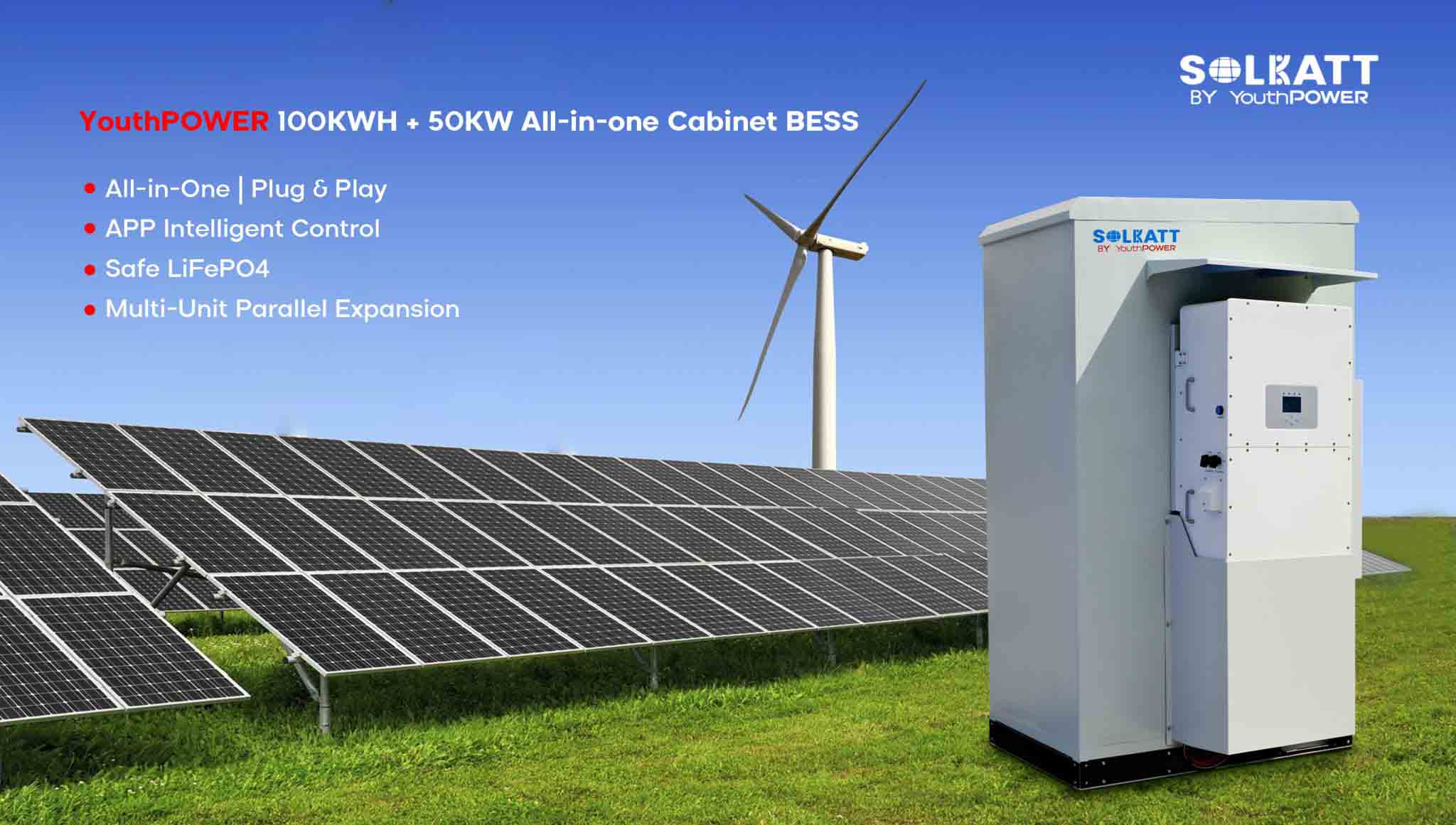 Vijesti - YouthPOWER predstavlja višenamjenski ormar BESS od 100 kWh + 50 kW